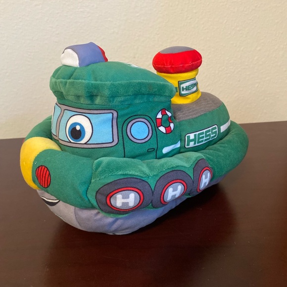 Hess | Toys | Hess 223 My Plush Musical Tugboat Toy Tug Boat Truck ...